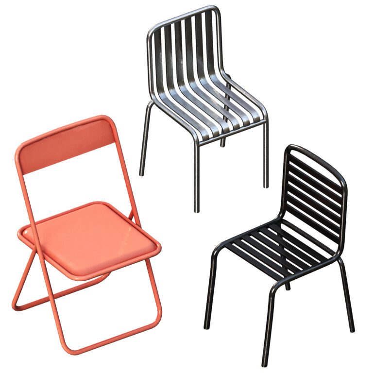 Cafe Chair (377557) 3D model - Download 3D model Cafe Chair (377557 ...