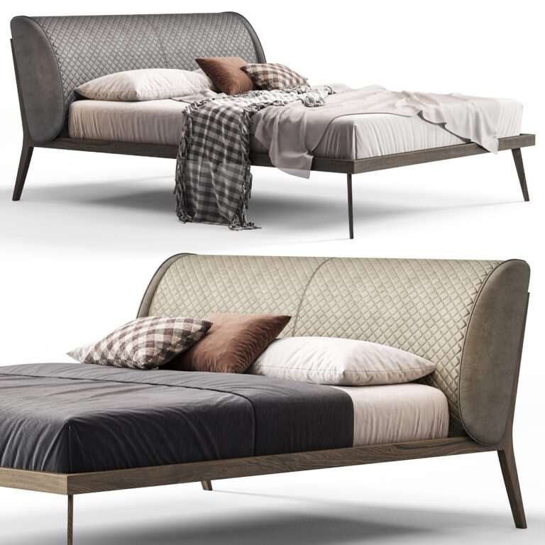 Cattelan Italia Ayrton Bed (377786) 3D model - Download 3D model ...