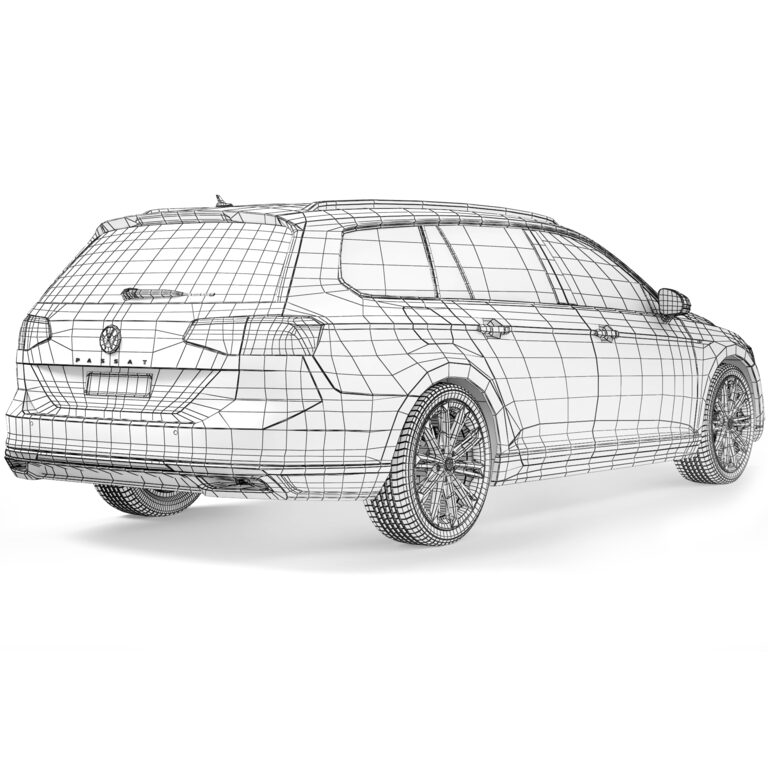 Volkswagen Passat B8 (FL) Variant R-Line Edition 2020 (378086) 3D model ...