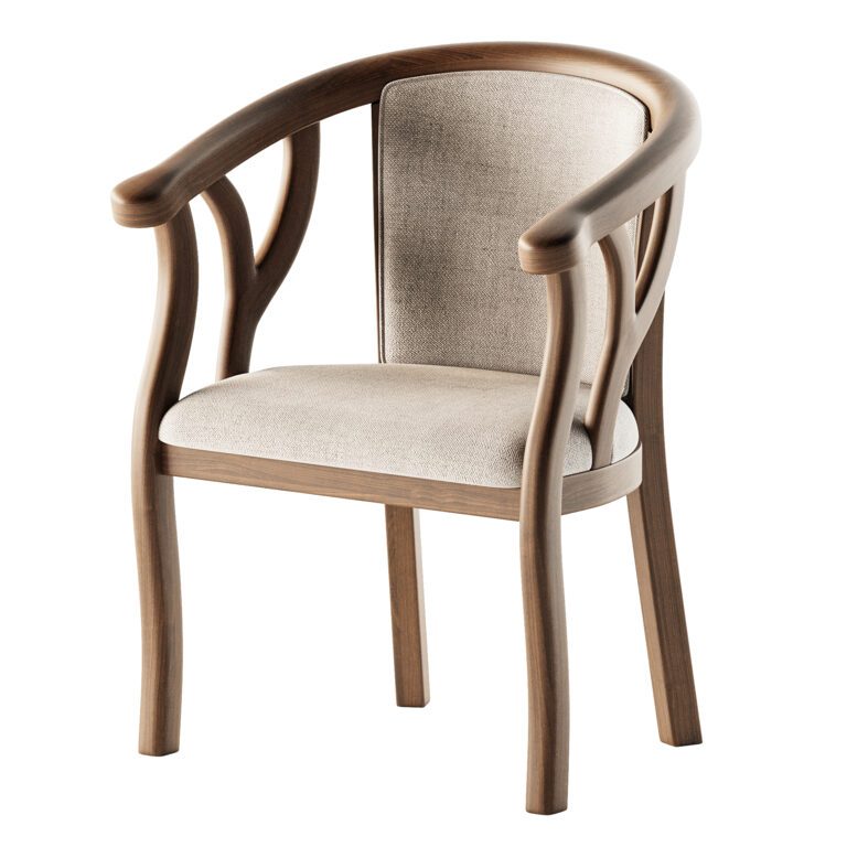 Indoor Dining Arm Chair (378379) 3D model - Download 3D model Indoor ...