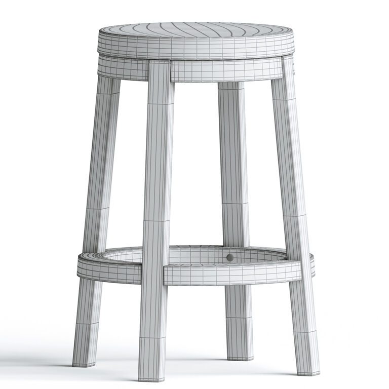 Spin Counter and Bar chair (378455) 3D model - Download 3D model Spin ...