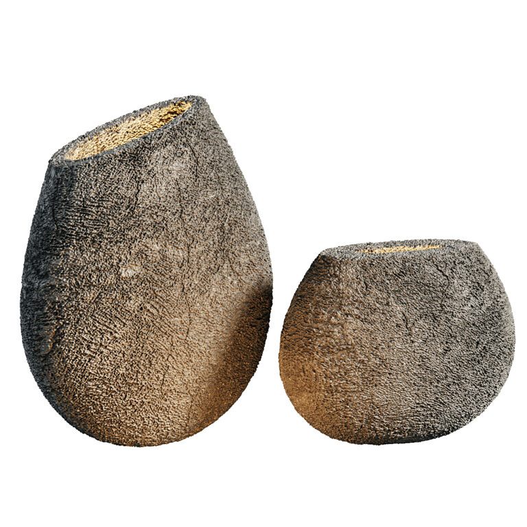 Rough ceramic vases 1 (378659) 3D model - Download 3D model Rough ...