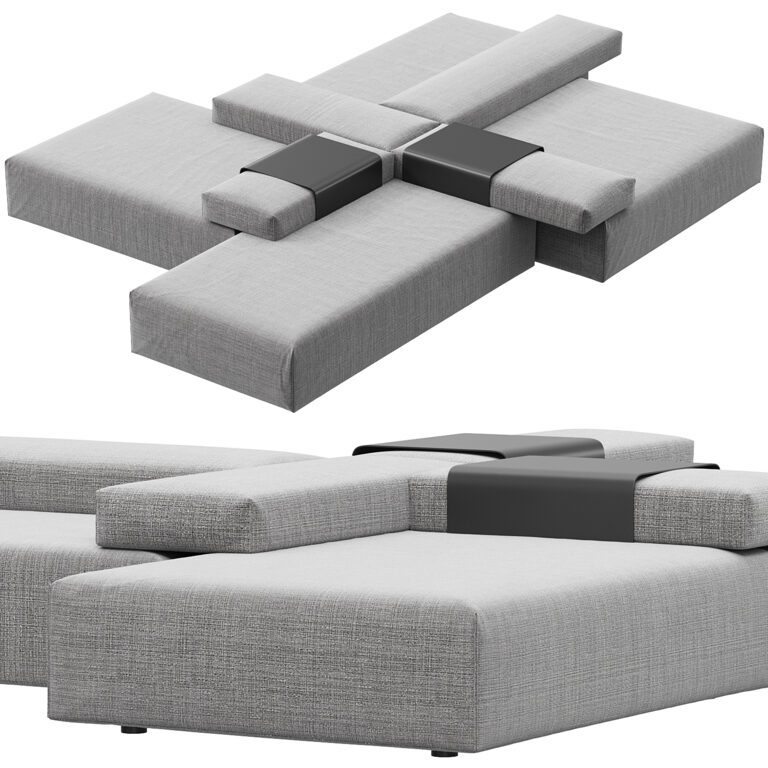 Luca Nichetto Combination 07 CINDER BLOCK modular sofa (378681) 3D ...