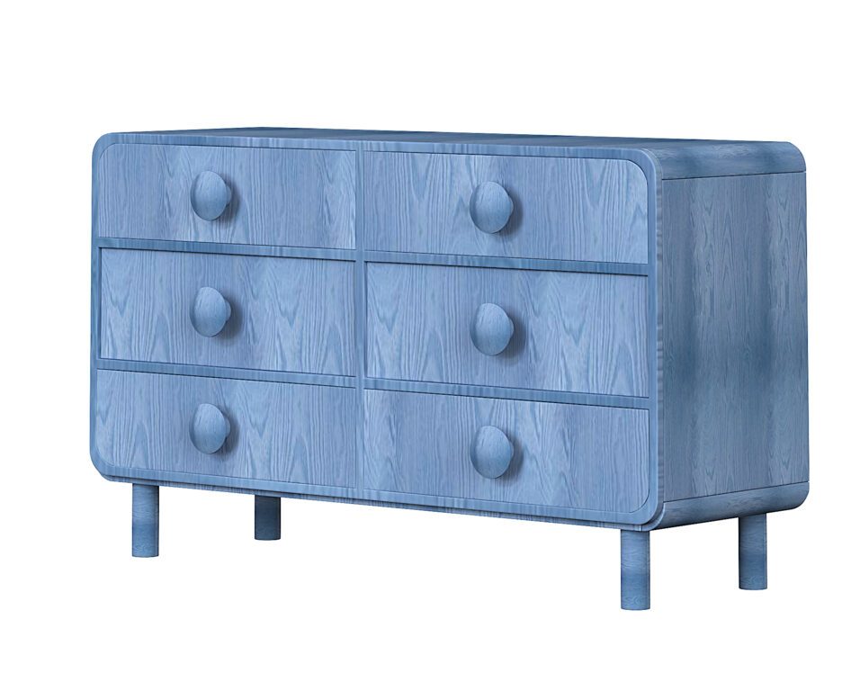 Tabitha 6-Drawer Dresser (378686) 3D model - Download 3D model Tabitha ...