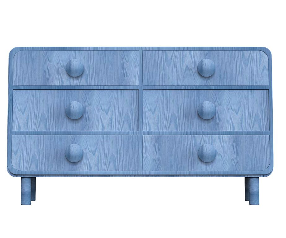 Tabitha 6-Drawer Dresser (378686) 3D model - Download 3D model Tabitha ...