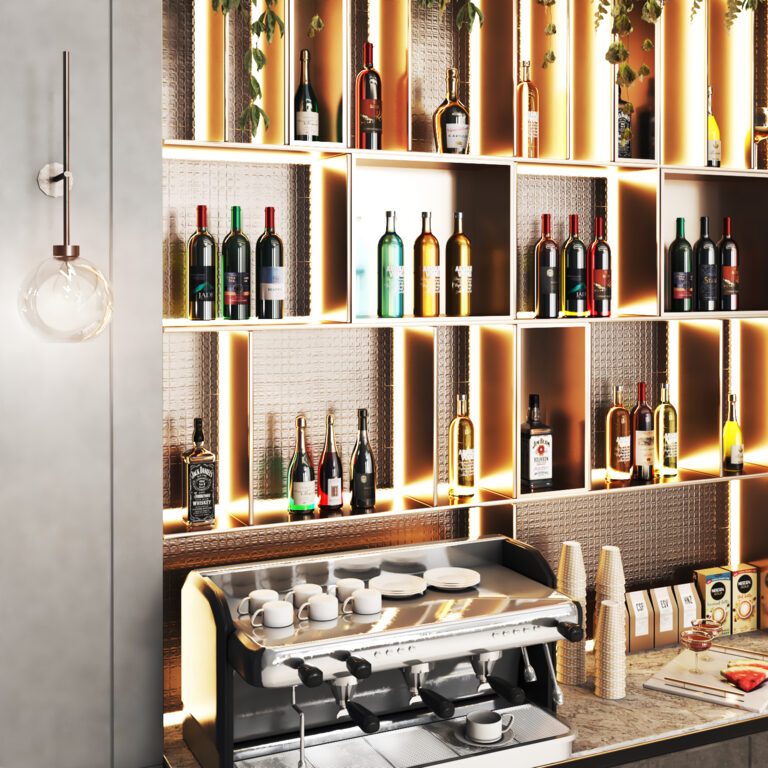 Cafe restaurant bar cocktailbar N11 (378748) 3D model - Download 3D ...