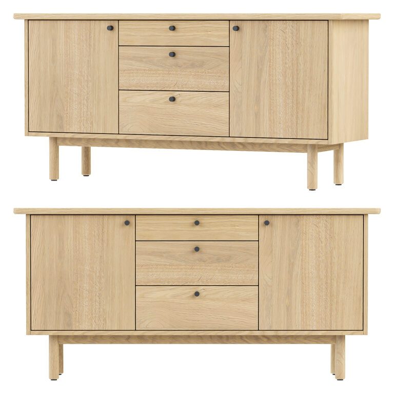 Kendall 2 Door chest of drawers (378822) 3D model - Download 3D model ...