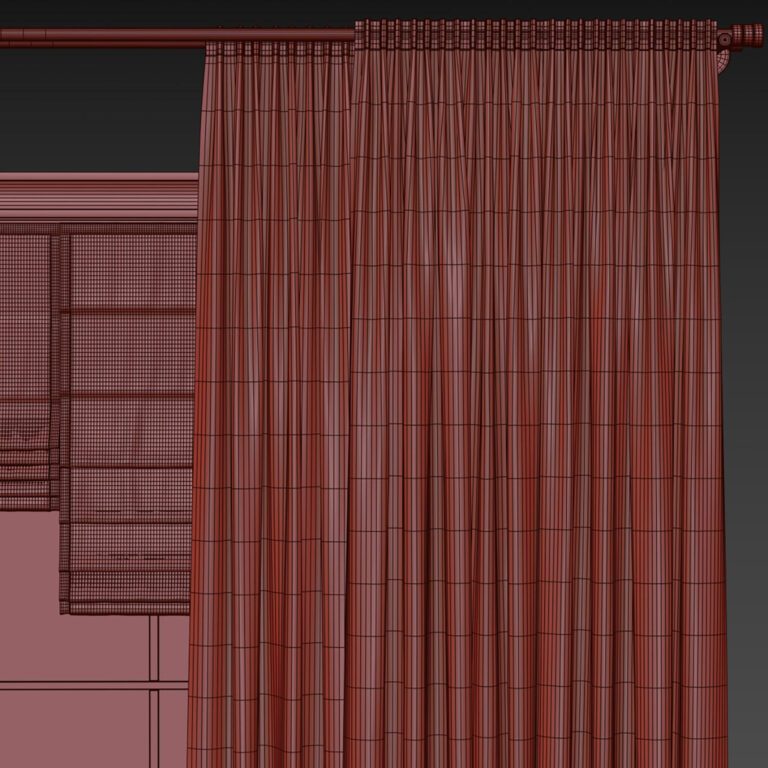 Curtains 3D models - Download 3D models | 3d-baza.com
