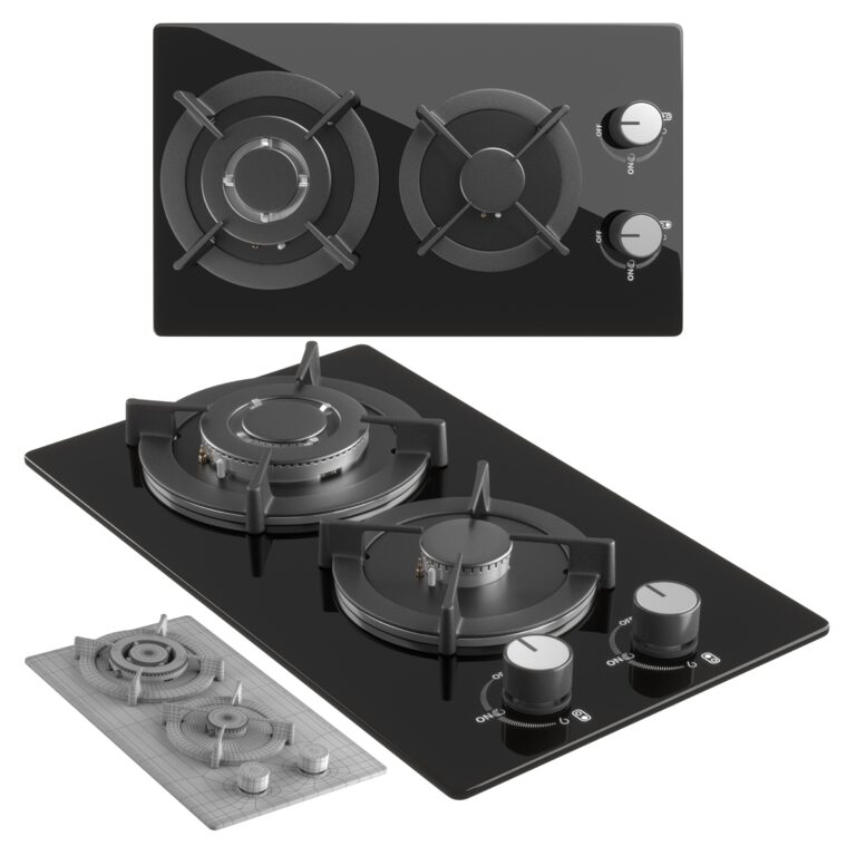 IsEasy Gas Hob (379029) 3D model - Download 3D model IsEasy Gas Hob ...