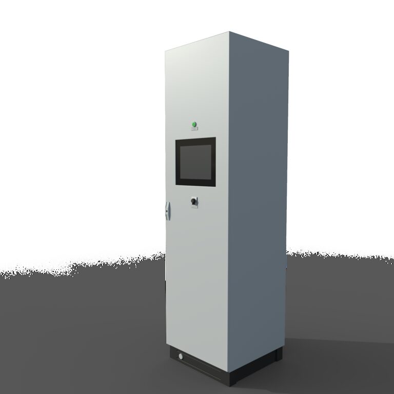 Control cabinet with monitor (379352) 3D model - Download 3D model ...