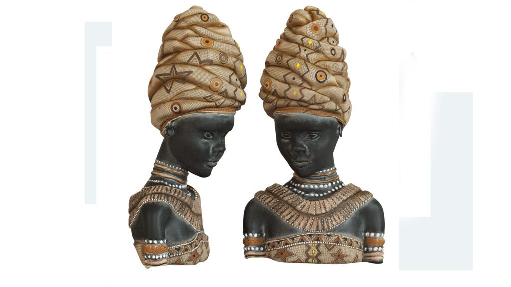 African woman decor (379517) 3D model - Download 3D model African woman ...