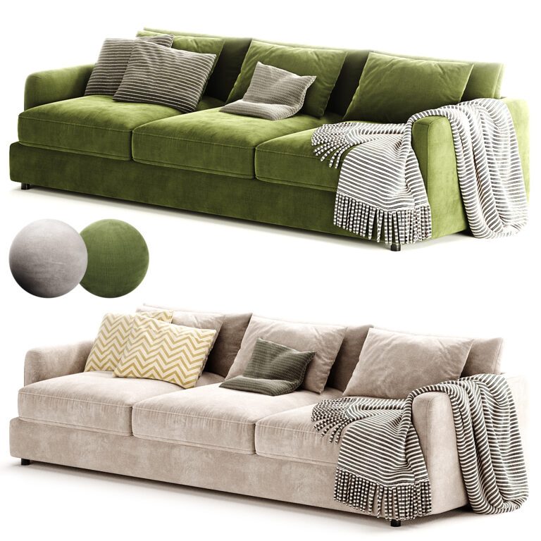 Lounge Deep 3 Seat Grande Sofa (379708) 3D model - Download 3D model ...