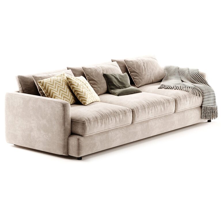 Lounge Deep 3 Seat Grande Sofa (379708) 3D model - Download 3D model ...