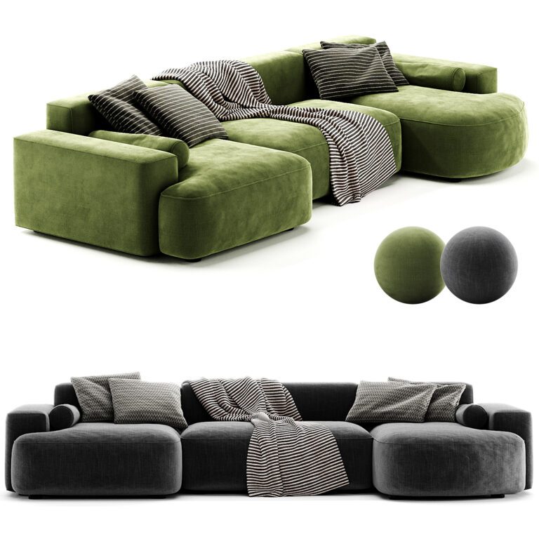 Sofa (379845) 3D model - Download 3D model Sofa (379845) | 379845 | 3d ...
