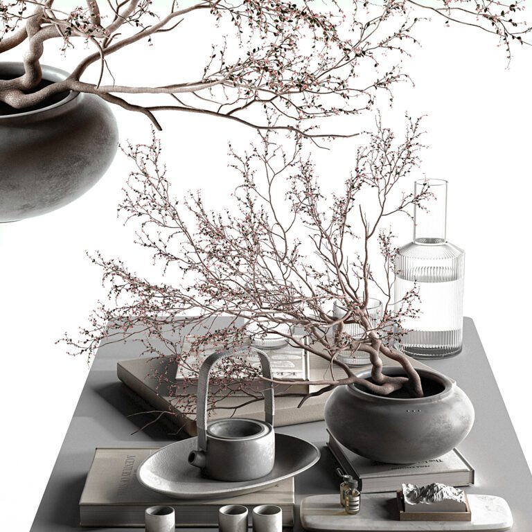 JAPANESE Decorative set (380180) 3D model - Download 3D model JAPANESE ...