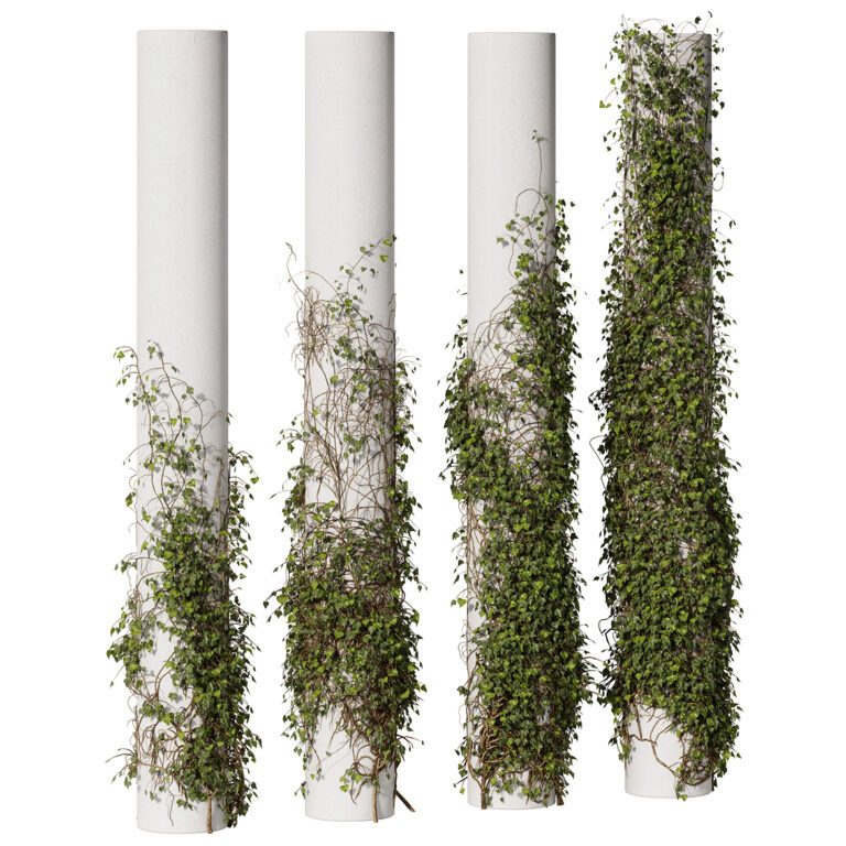 Ivy On Column (380258) 3D model - Download 3D model Ivy On Column ...