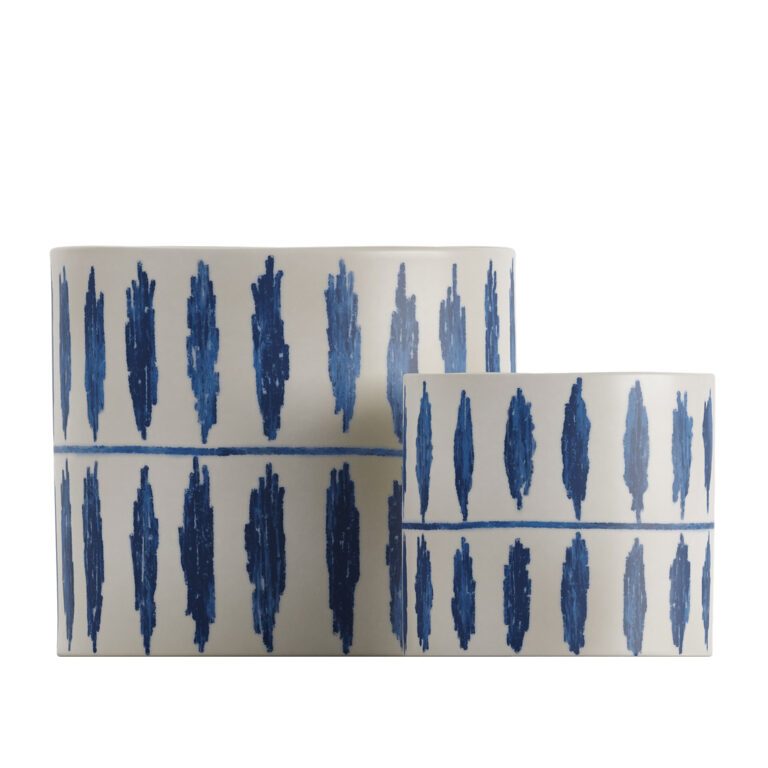 Blue and White Aztec Design Vase (380510) 3D model - Download 3D model ...