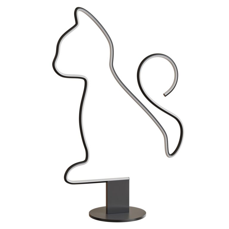 CAT table lamp (380683) 3D model - Download 3D model CAT table lamp ...