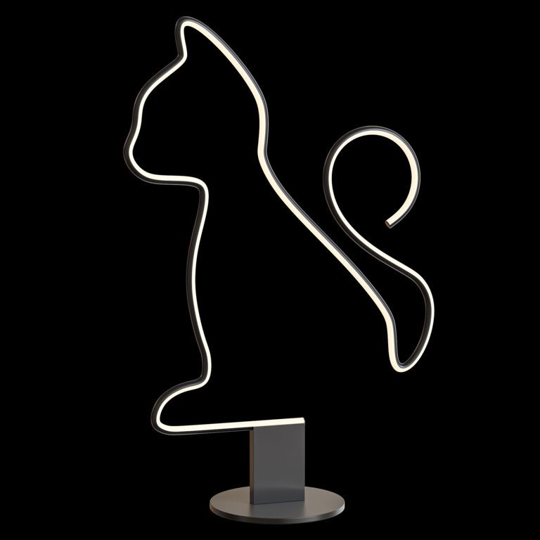 CAT table lamp (380683) 3D model - Download 3D model CAT table lamp ...