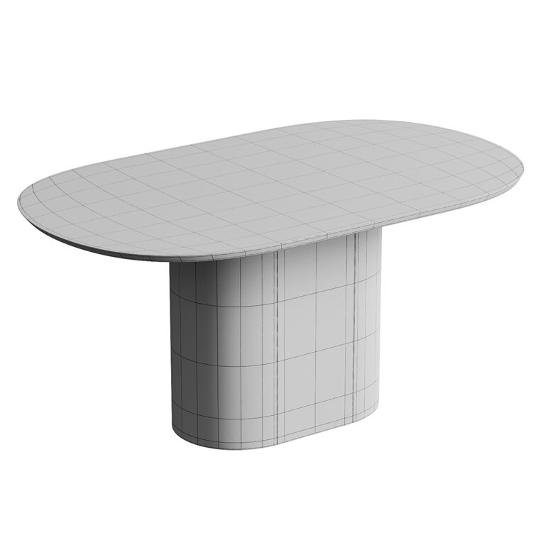Обеденный стол Ellipse (380933) 3D модель - Скачать 3D модель Обеденный ...
