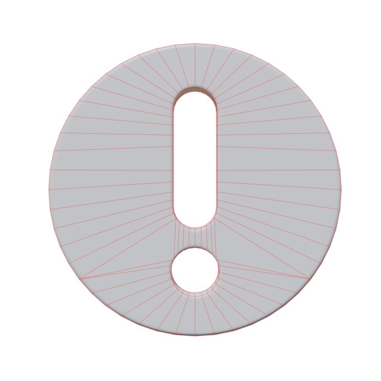 Exclamation mark version 2 (381019) 3D model - Download 3D model ...