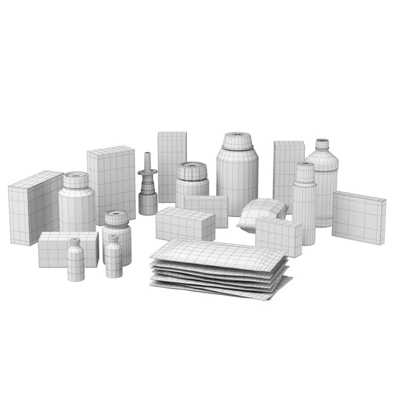 Drug Set (381207) 3D model - Download 3D model Drug Set (381207 ...