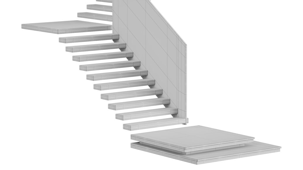 3D models library | Stairs models in 3D download