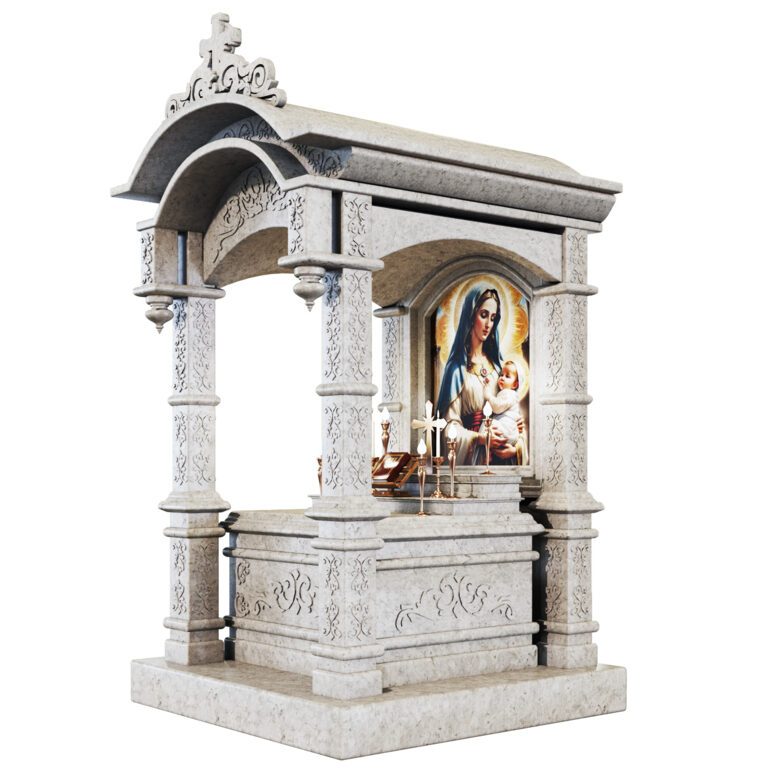 Church interior altar (381266) 3D model - Download 3D model Church ...