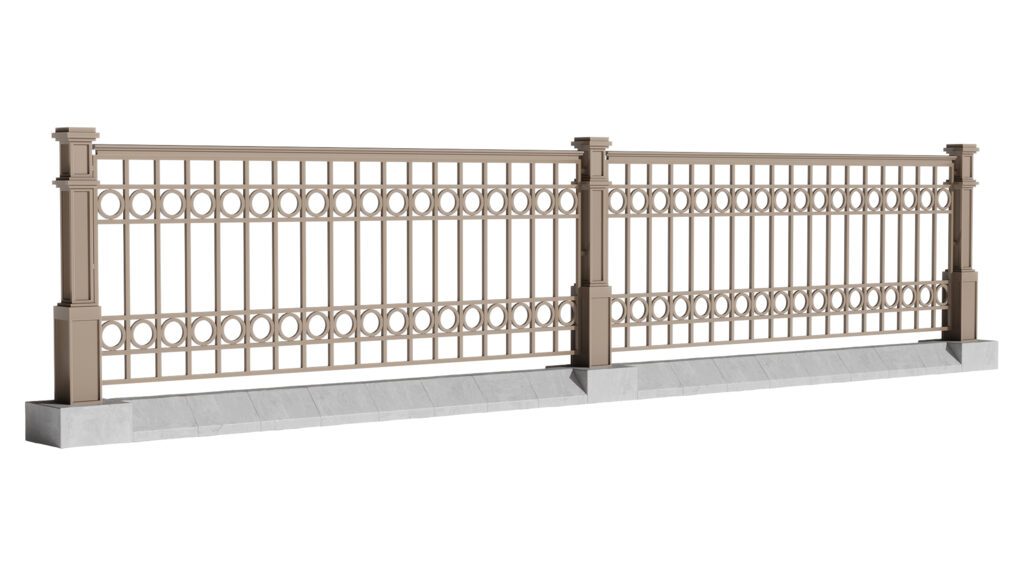 Fencing 3D models - Fencing style: classic | 3d-baza.com
