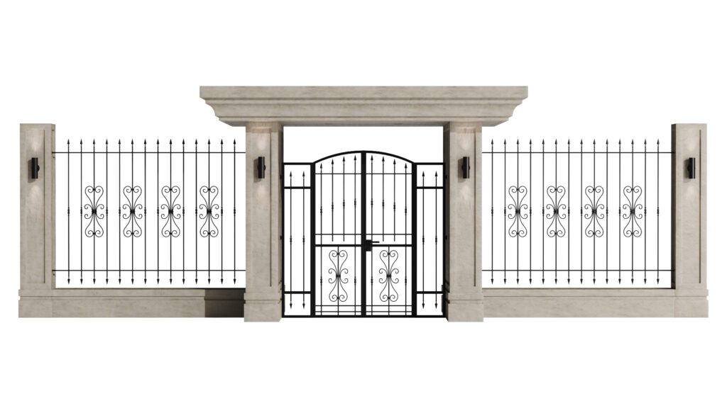 Fencing 3D models - Fencing style: classic | 3d-baza.com