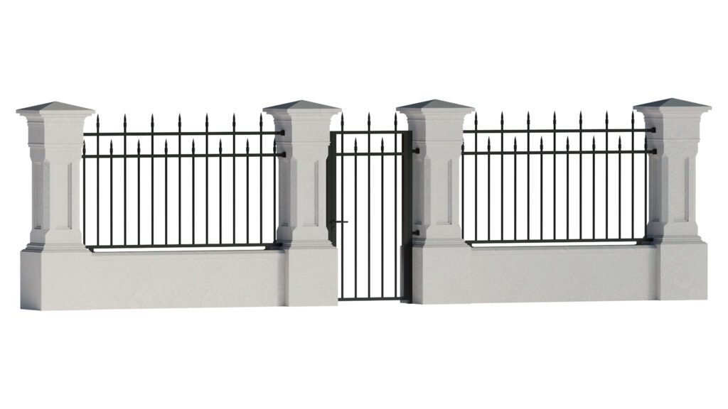 High-Quality 3D Fencing Models – Perfect for Games, Architecture & More ...