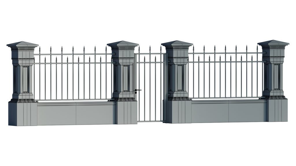 High-Quality 3D Fencing Models – Perfect for Games, Architecture & More ...