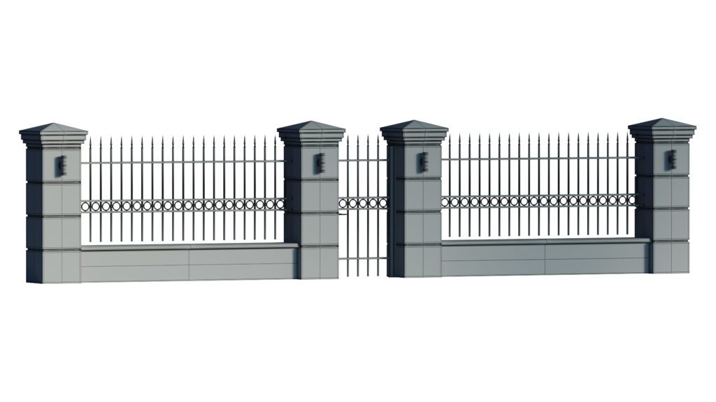 High-Quality 3D Fencing Models – Perfect for Games, Architecture & More ...