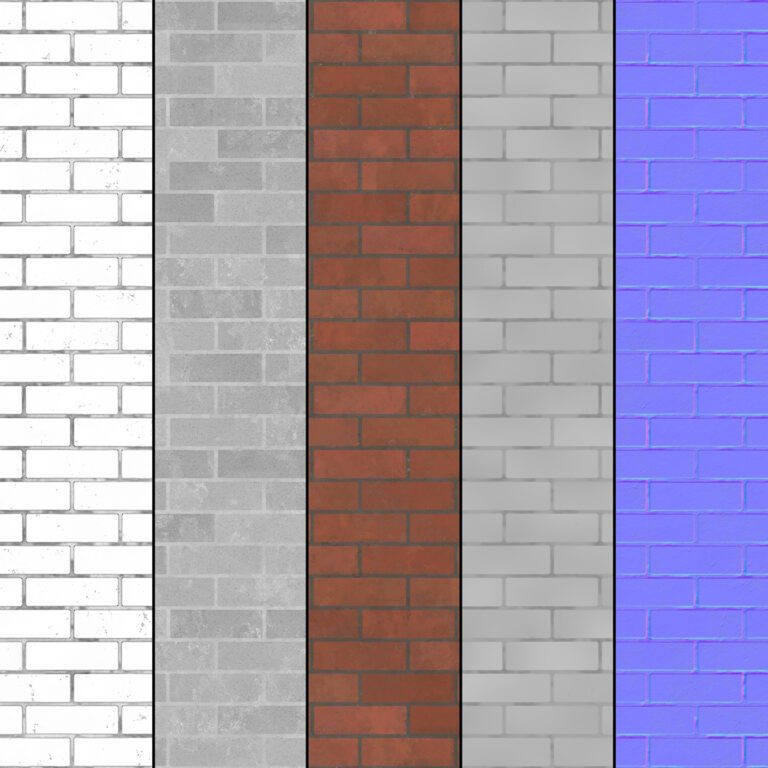 Brick 3D Materials & Models – Realistic Materials for Architectural ...