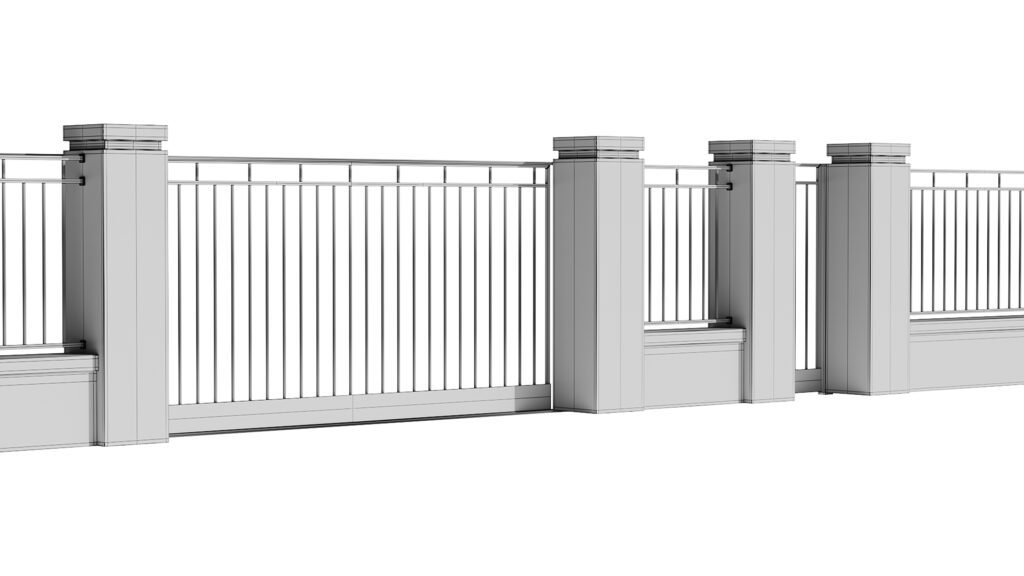 High-Quality 3D Fencing Models – Perfect for Games, Architecture & More ...