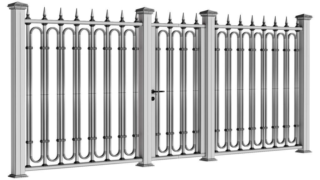 High-Quality 3D Fencing Models – Perfect for Games, Architecture & More ...