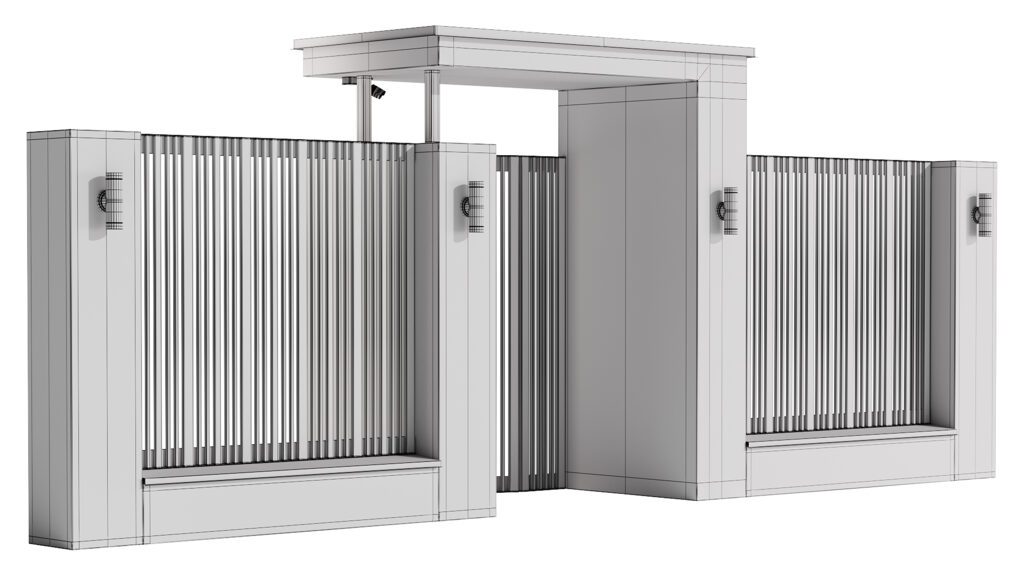 Fencing 3D models - Fencing style: contemporary | 3d-baza.com