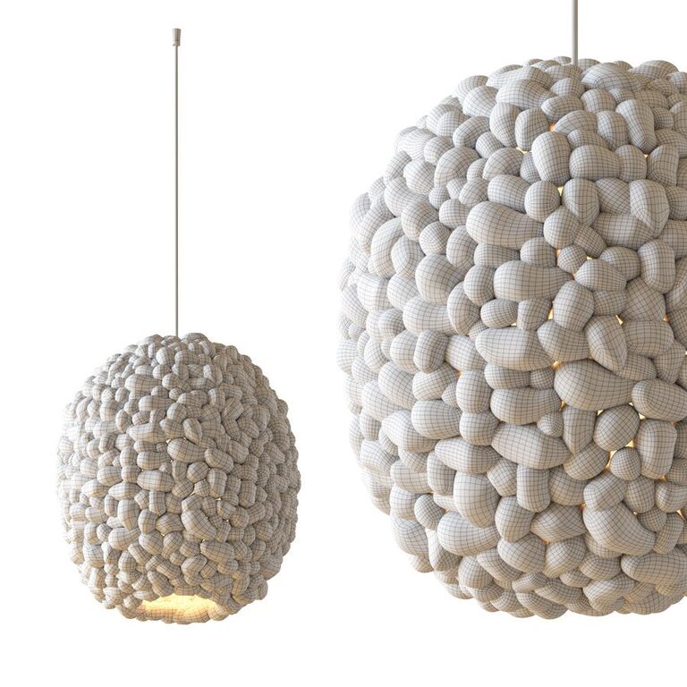 Hanging lamp Cloud by Helen Loom (381745) 3D model - Download 3D model ...