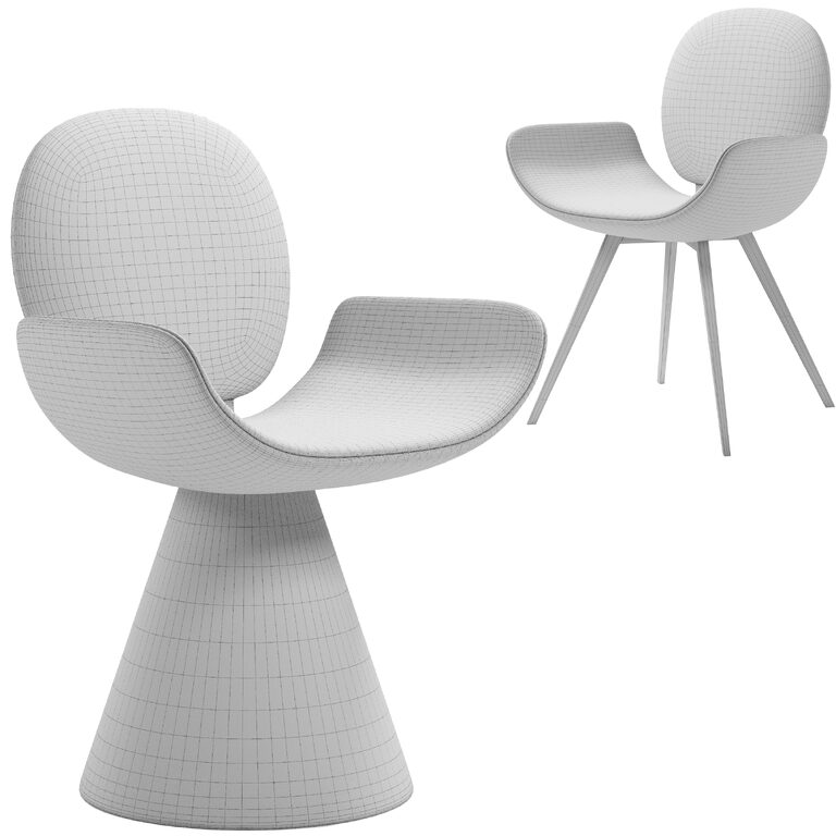 YOUPI Chair by Bonaldo (381860) 3D model - Download 3D model YOUPI ...