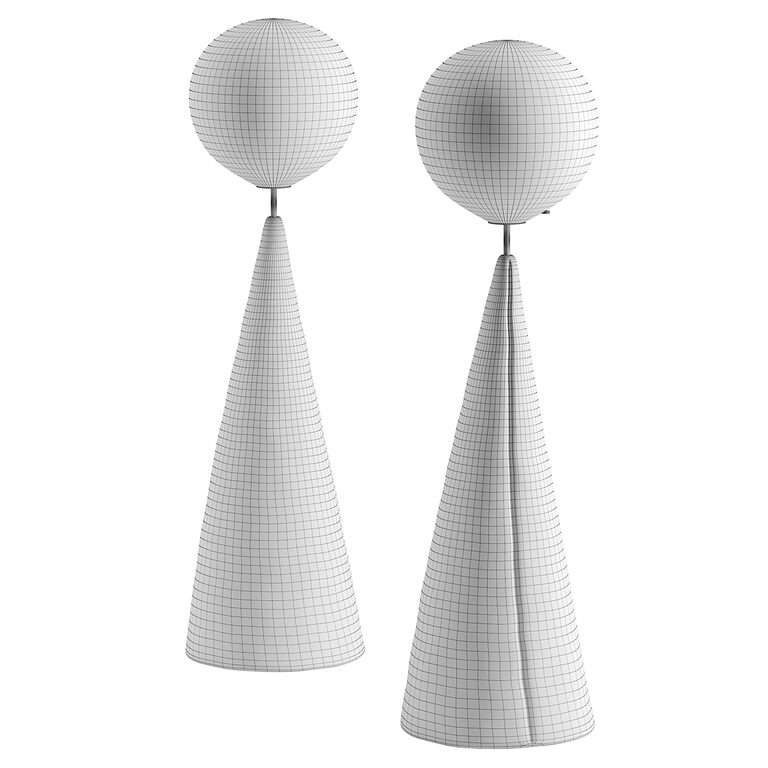 Set of floor lamps MARSHA by Pierre Yovanovitch (381927) 3D model ...