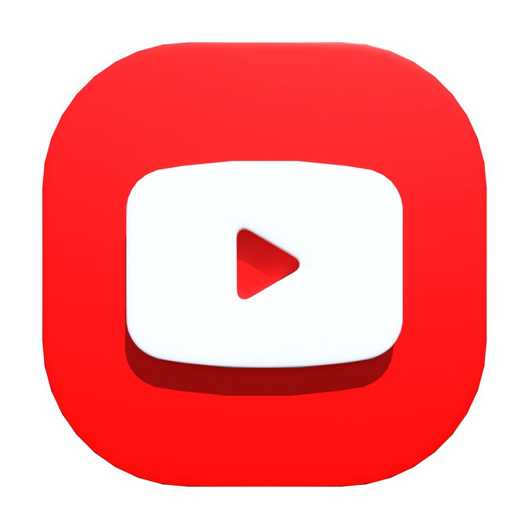 Youtube logo square rounded 2 (382130) 3D model - Download 3D model ...