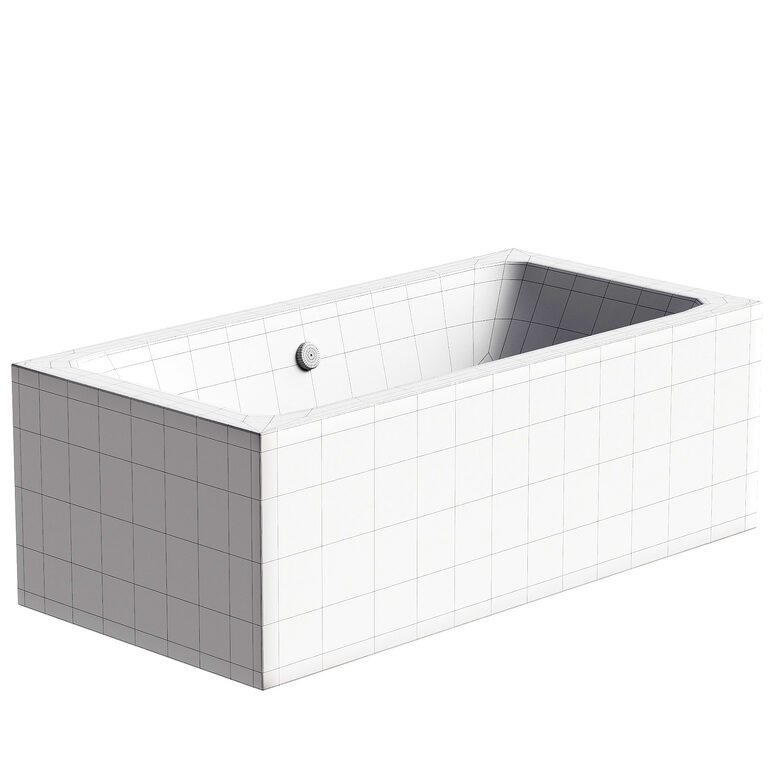 Bathtub 3D Models: Quality Designs for Your Bathroom Projects