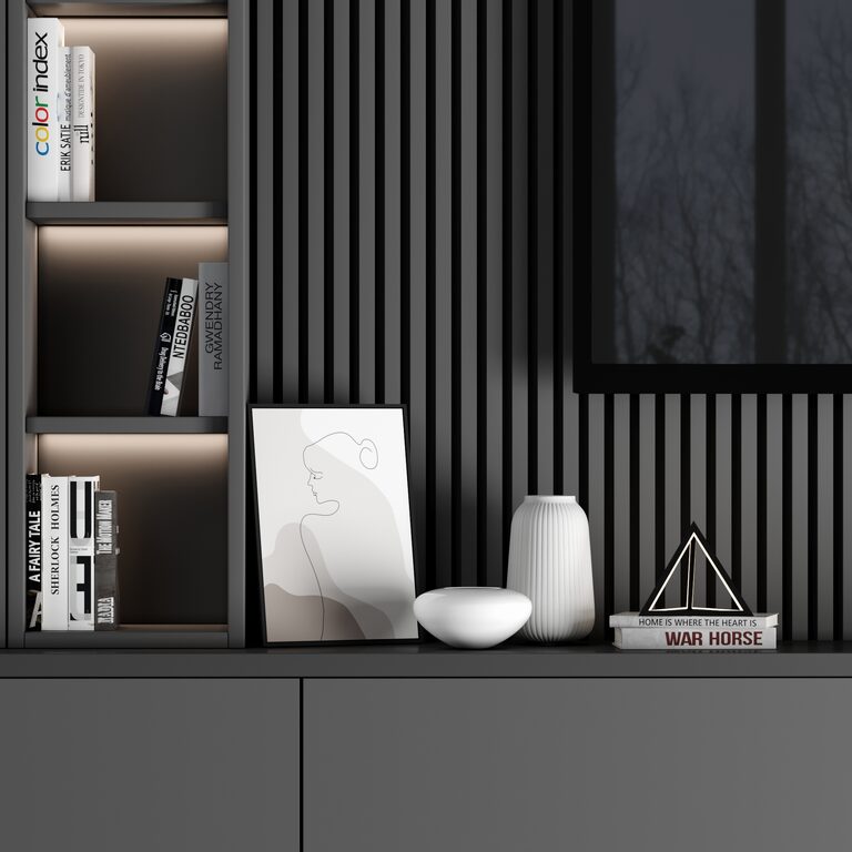 TV Wall 090 (382518) 3D model - Download 3D model TV Wall 090 (382518 ...