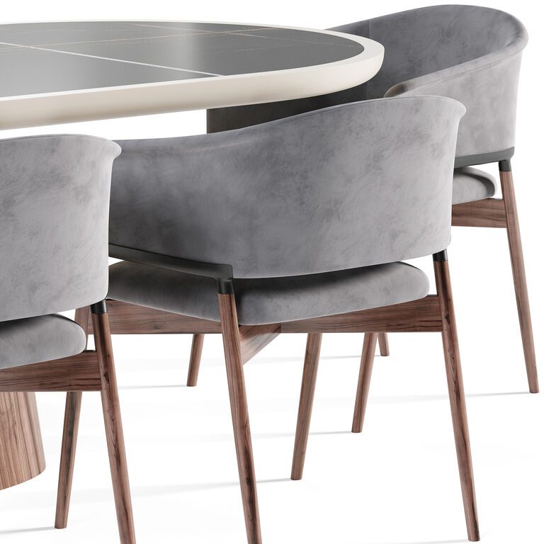 Dinner table 3D models - Download 3D models | 3d-baza.com