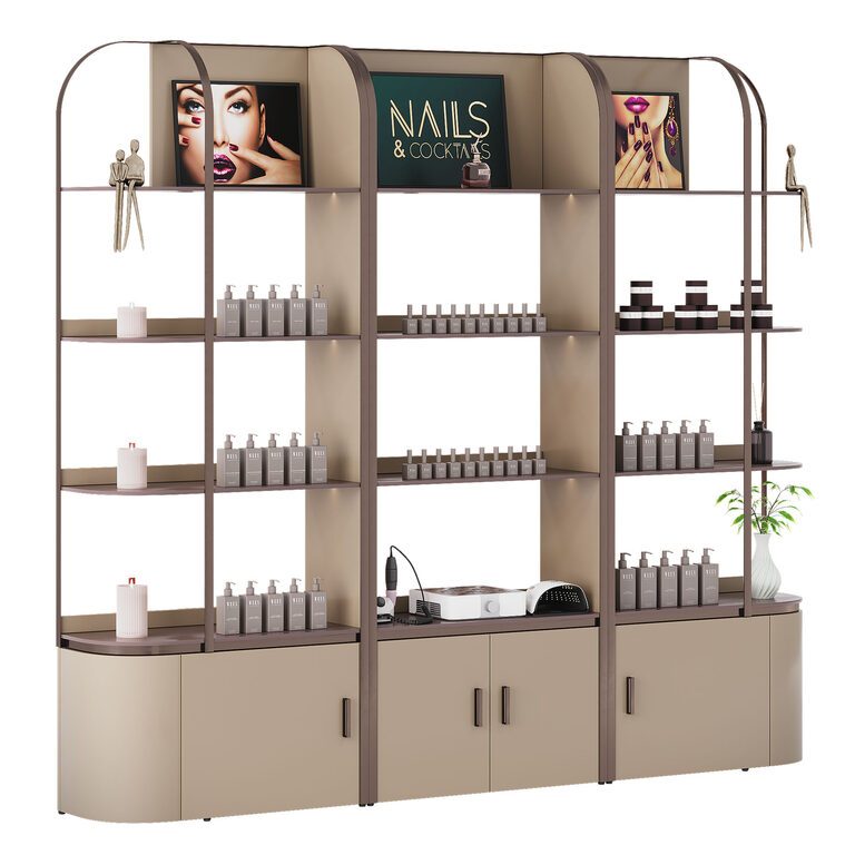 Salon Product Display Shelves PRO Royalty fre (382869) 3D model ...