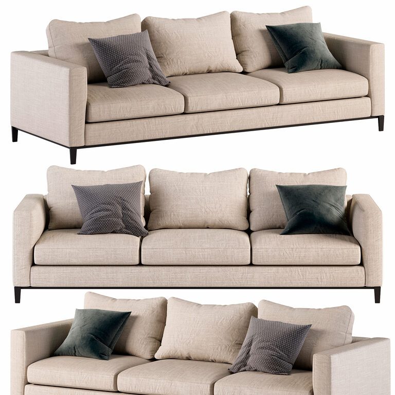 Sofa Anderson by Minotti (382965) 3D model - Download 3D model Sofa ...