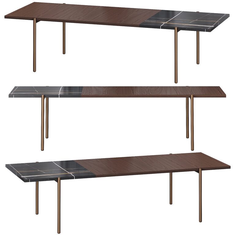 Dinner table 3D models - Download 3D models | 3d-baza.com