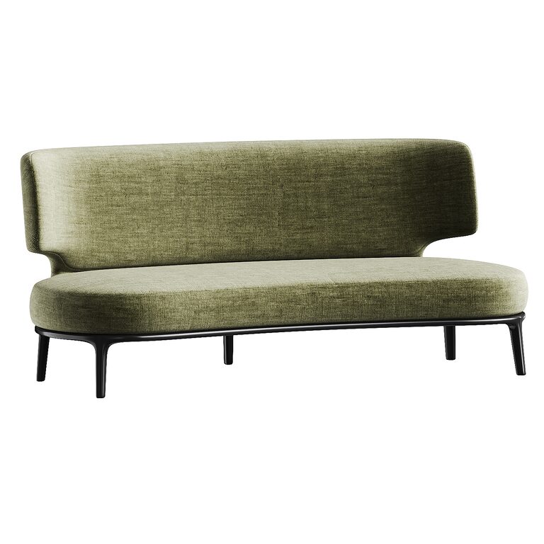 Flexform bench 3 (383545) 3D model - Download 3D model Flexform bench 3 ...