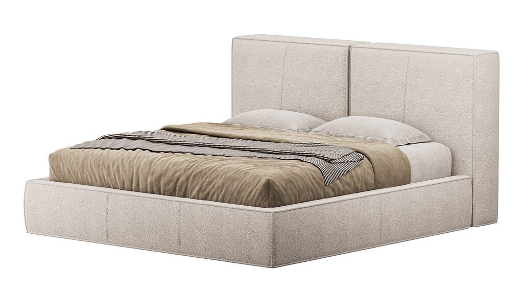 Bed TAPPEZZERIA by Romatti (383637) 3D model - Download 3D model Bed ...