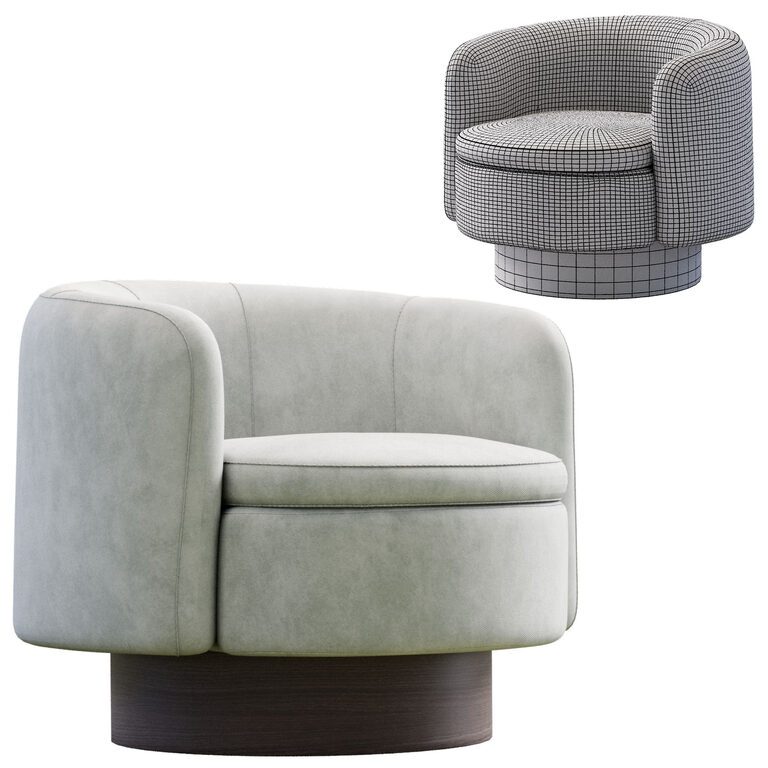 Lavsit Solomon Armchair (383770) 3D model - Download 3D model Lavsit ...